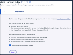 Omnissa Horizon Cloud, Edge Gateway and On-prem Horizon 8 Step by Step ...